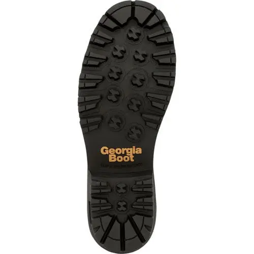 GEORGIA BOOT Amp Lt Logger Composite Toe Insulated Waterproof Work Boots - Brown