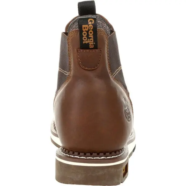 GEORGIA BOOT Amp Lt Wedge Waterproof Chelsea Work Boot