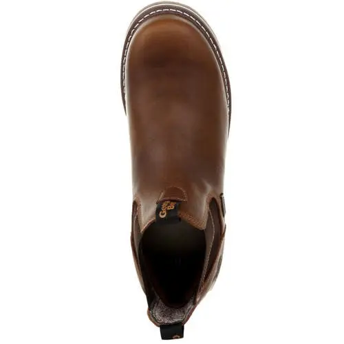 GEORGIA BOOT Amp Lt Wedge Waterproof Chelsea Work Boot