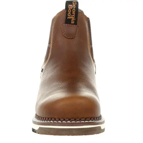 GEORGIA BOOT Amp Lt Wedge Waterproof Chelsea Work Boot