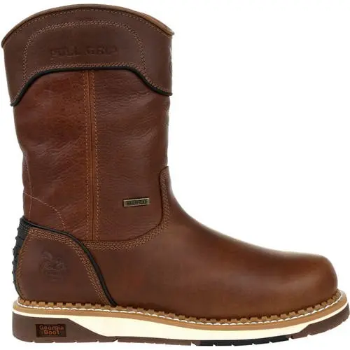 GEORGIA BOOT Amp Lt Wedge Waterproof Pull-on Work Boots