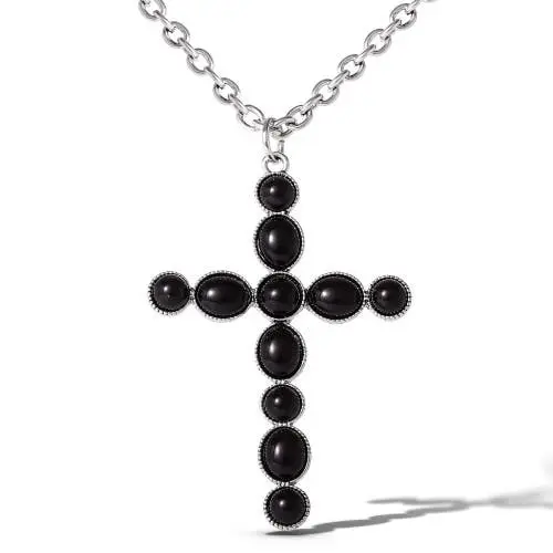 Jessica Simpson Cross Pendant Necklace