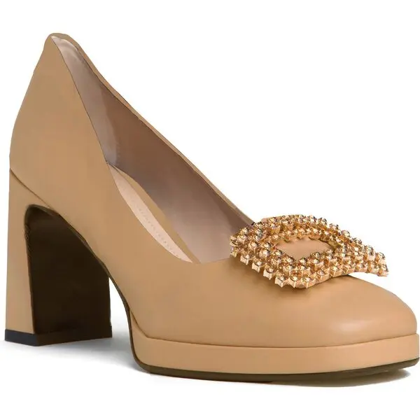 BEAUTIISOLES Clementine Platform Pump - Beige