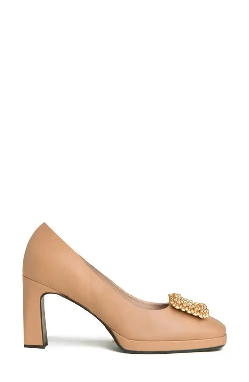 BEAUTIISOLES Clementine Platform Pump - Beige