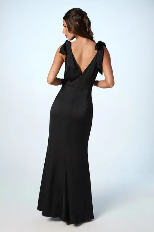 coast satin dress Rush | Is Clear Maxi Dress whilst the wrap design cinches at the waist to create a flattering feminine silhouette Coast Honoured Ruched Waist Detail