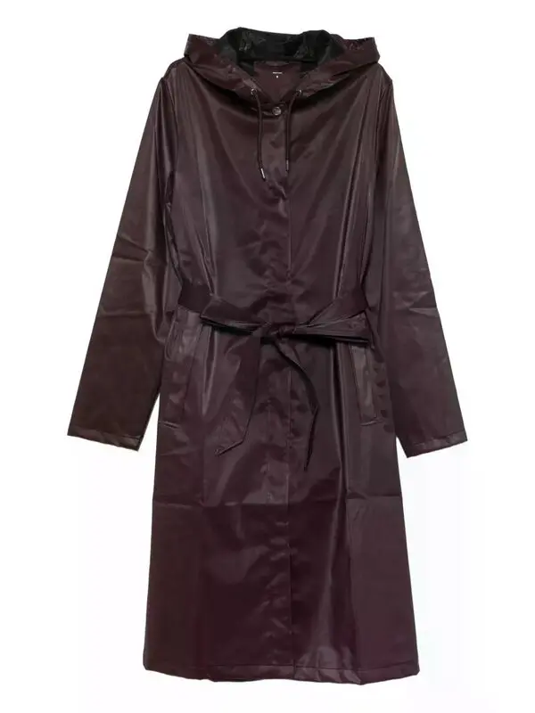 Rains Hooded Belted Jacket