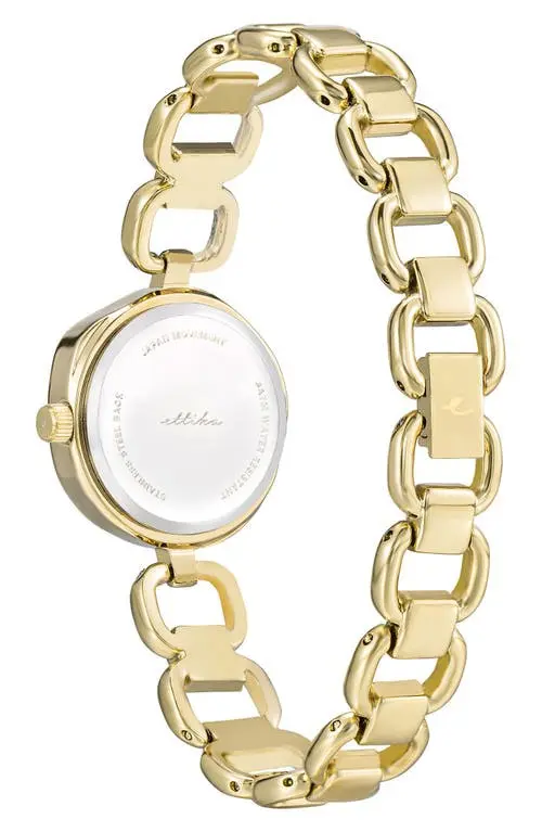 Ettika Open Circle Bracelet Watch - Gold
