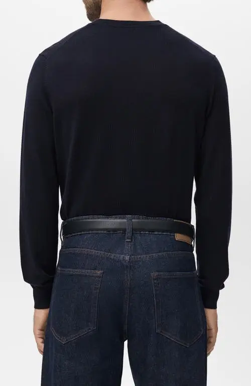 Mango Crewneck Wool Sweater