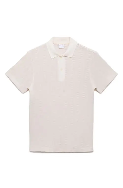 Mango Regular Fit Openwork Polo