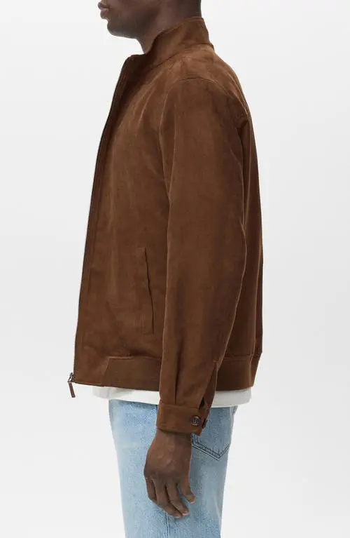 Mango Faux Suede Jacket