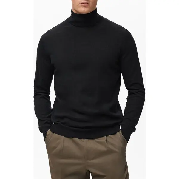 Mango Wool Turtleneck Sweater