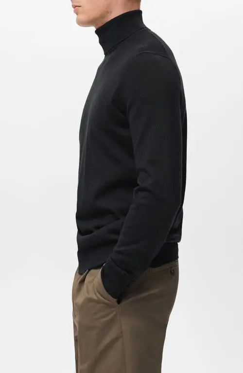 Mango Wool Turtleneck Sweater