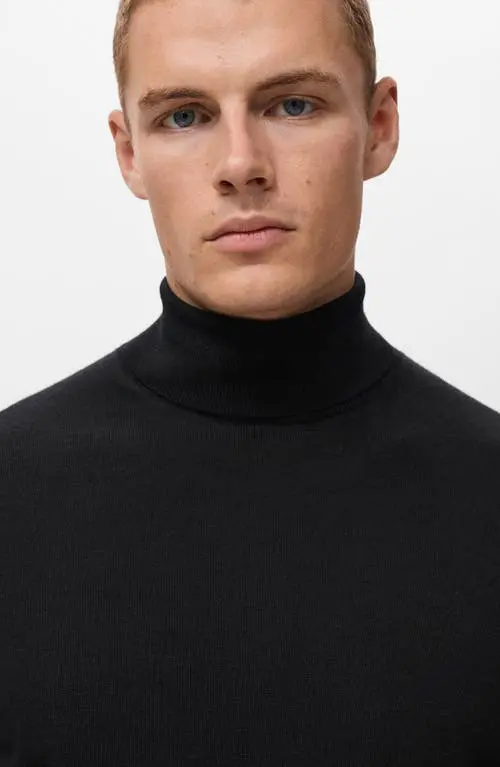 Mango Wool Turtleneck Sweater