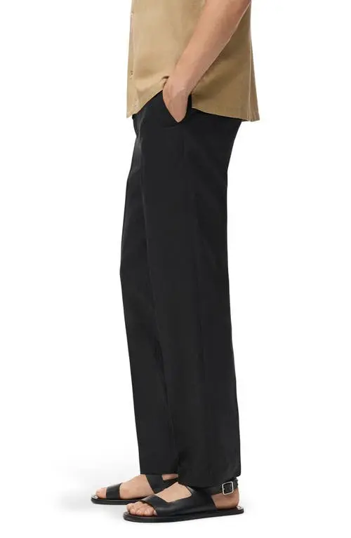 Mango Straight Leg Trousers - Black
