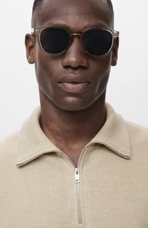 Mango Half-zip Piqué Sweater