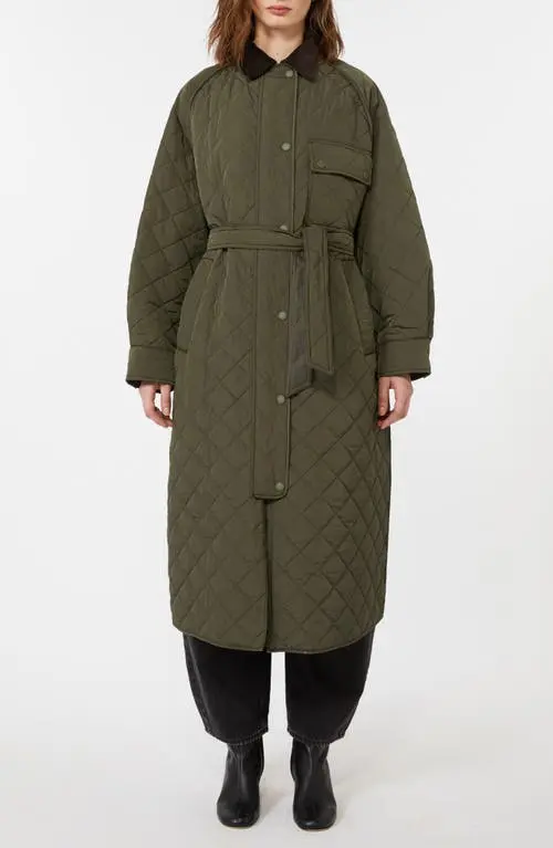 Max Mara Coccole Belted Quilted Coat