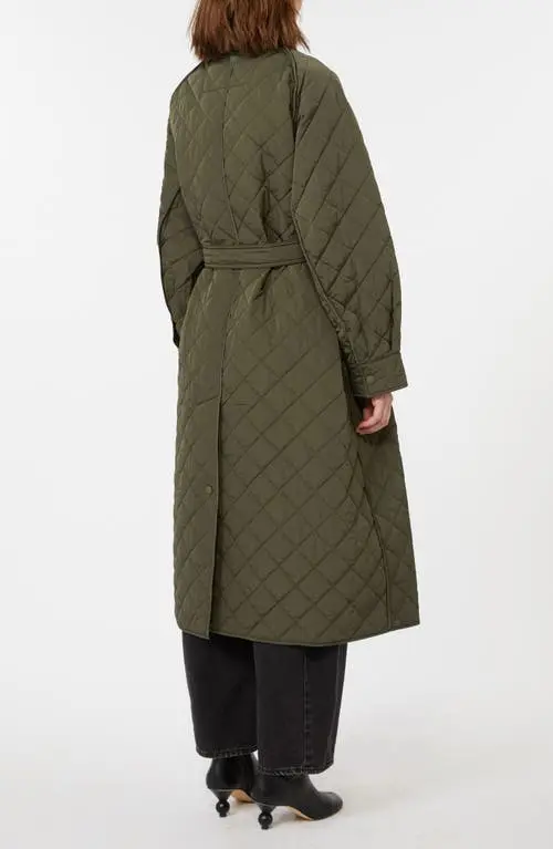 Max Mara Coccole Belted Quilted Coat