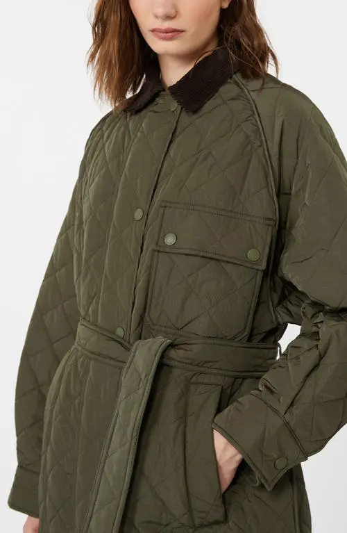 Max Mara Coccole Belted Quilted Coat