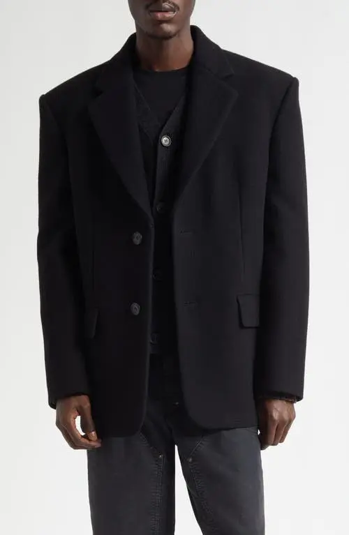MAISON MARGIELA Virgin Wool-blend Sport Coat With Elbow Patches