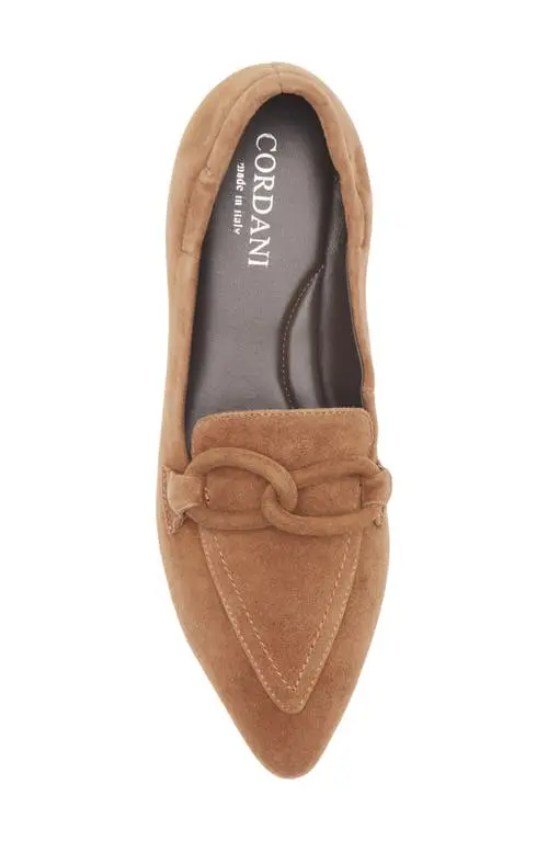 Cordani Miriam Pointed-toe Loafer - Cuoio Suede