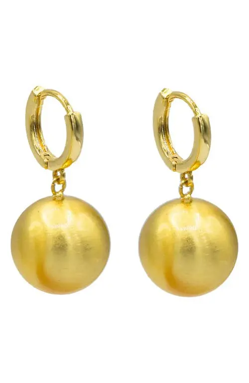 LA MENO Cleopatra Drop Earrings - Gold