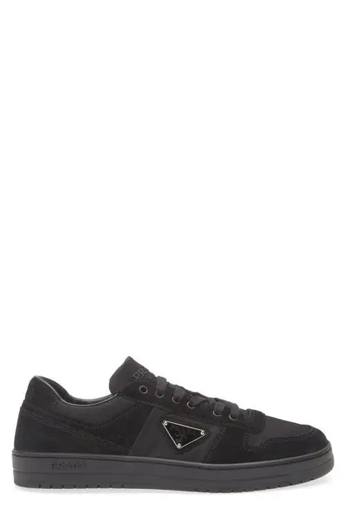 Prada Downtown Logo Low Top Sneakers - Nero