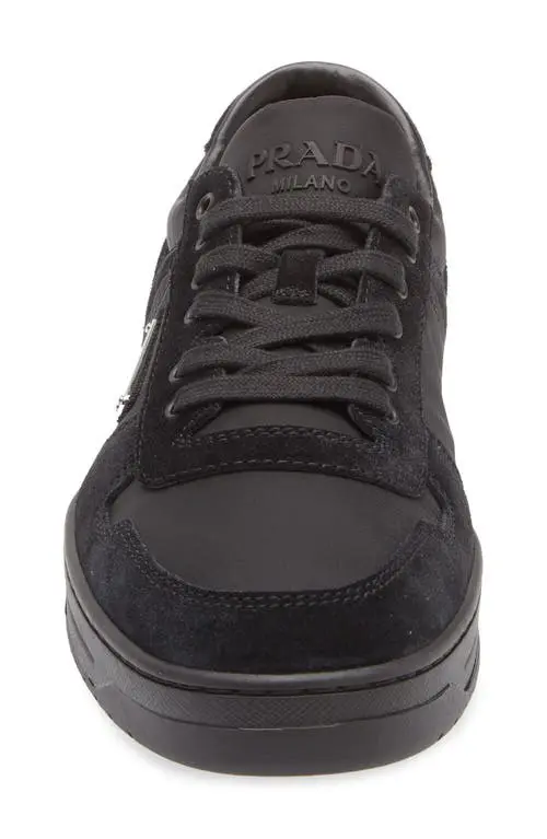 Prada Downtown Logo Low Top Sneakers - Nero