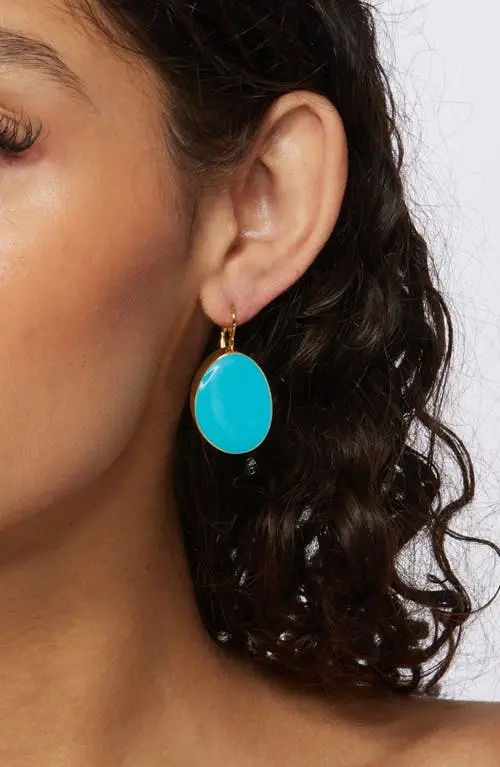 KENNETH JAY LANE Enamel Drop Earrings