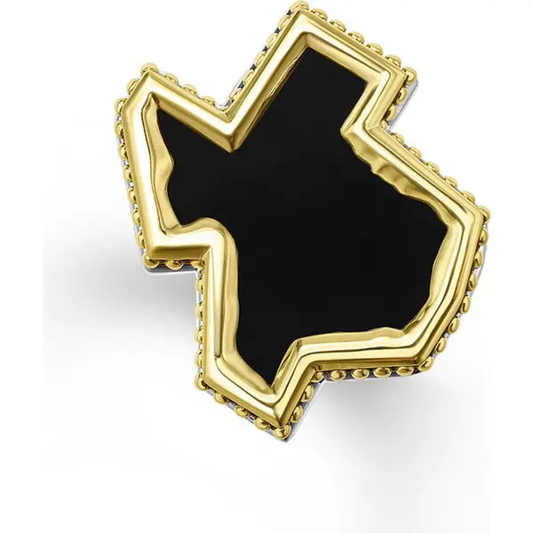 Lagos Anthem Texas Ring - Black