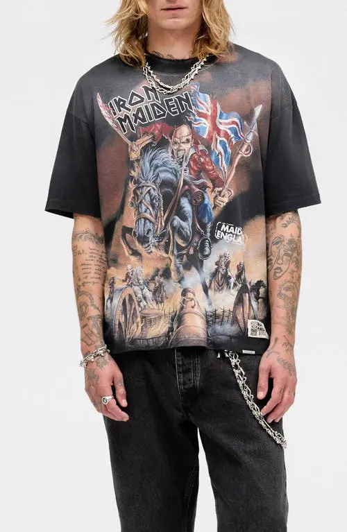 REPRESENT Iron Maiden Steed Graphic T-shirt