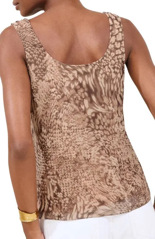 LIPSY Sequin Animal Print Top