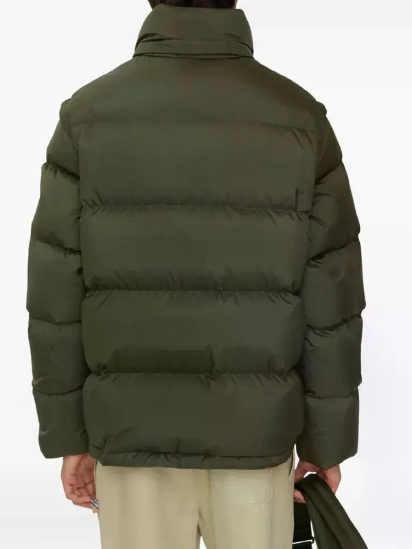 Burberry Detachable-sleeve Puffer Jacket - Green