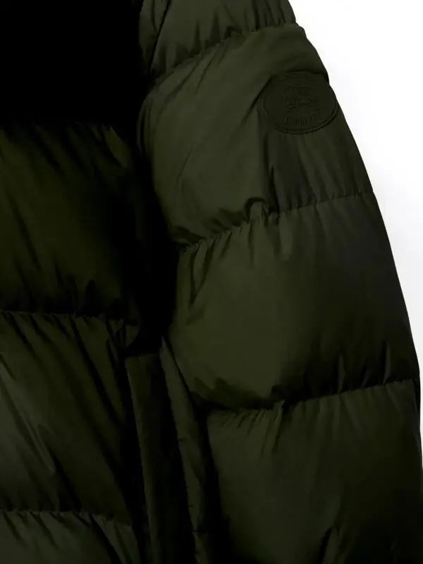 Burberry Detachable-sleeve Puffer Jacket - Green