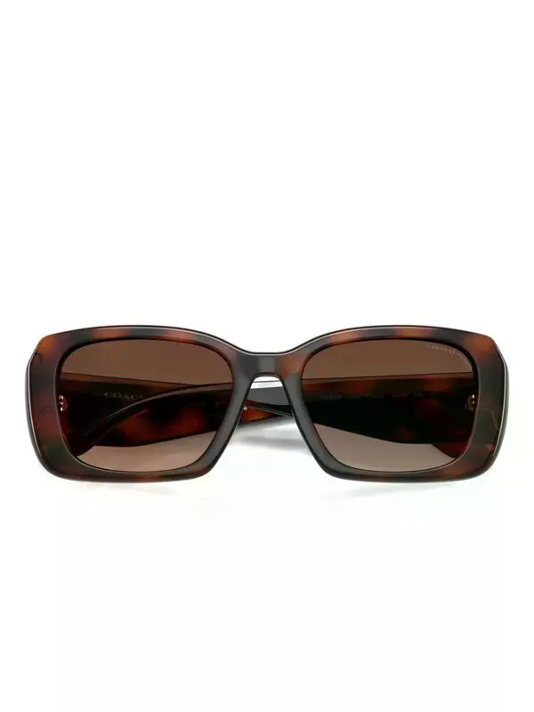 COACH® Logo-plaque Square Sunglasses