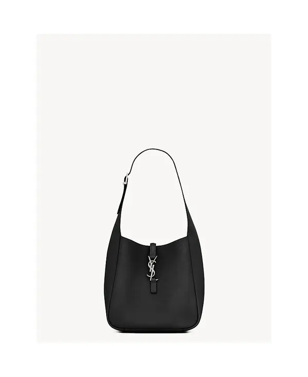 Saint Laurent Le 5 A 7 Supple Small Shoulder Hobo Bag - Black