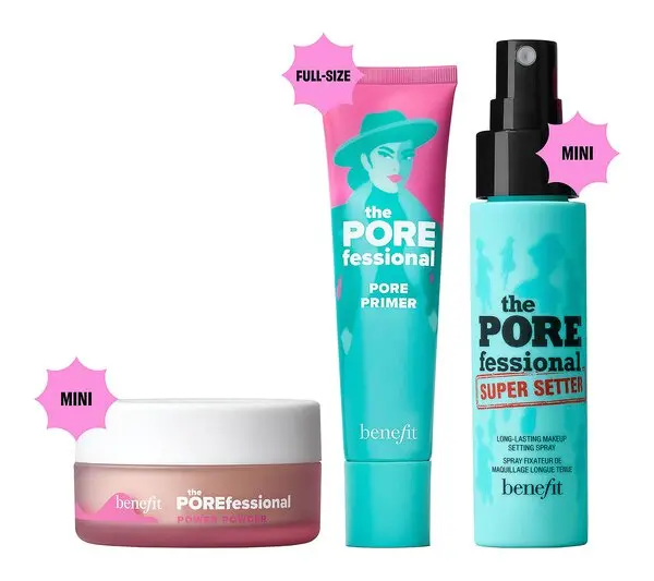 BENEFIT COSMETICS Cometics Camp P.o.r.e. Priming & Settin G Trio