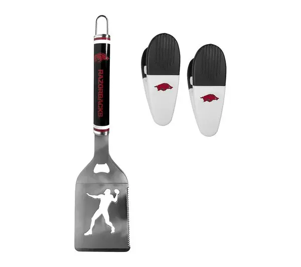 SISKIYOU GIFTS Siskiyou Sports College Ncaa Steel Logo Spatula W/chip Clips - One-color