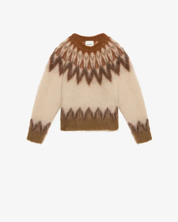 Isabel Marant Nicolas Mohair Blend Sweater - Orange