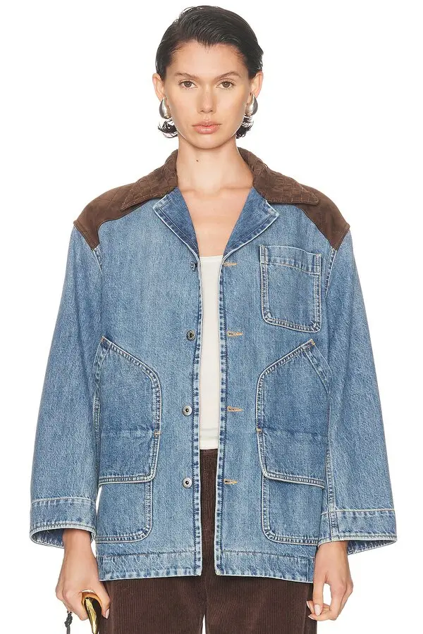 Bottega Veneta Vintage Denim Jacket - Mid Blue