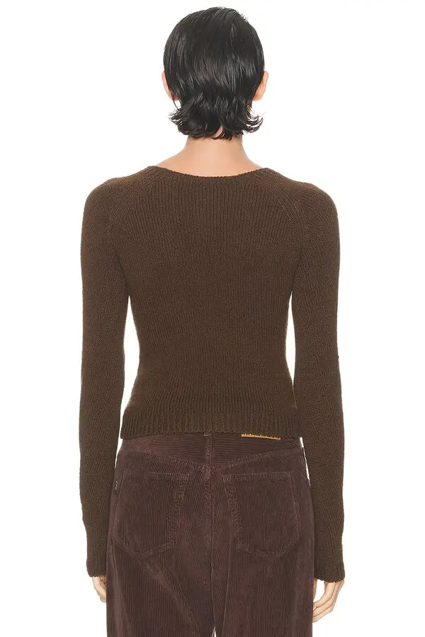Acne Studios Kephanie Cardigan - Antique Brown