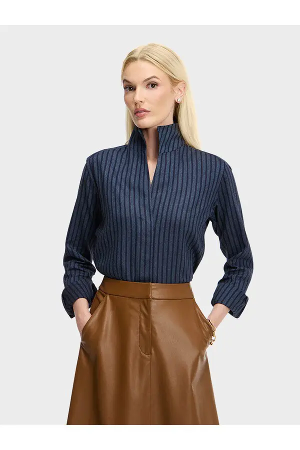 SARAH ALEXANDRA Signature Striped Shirt