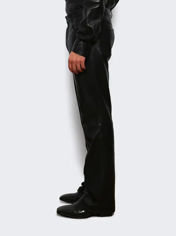 Amiri Boot-cut Leather Pant