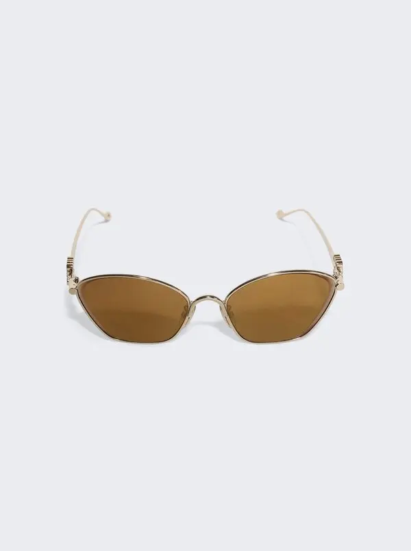 Loewe Anagram Sunglasses - Gold