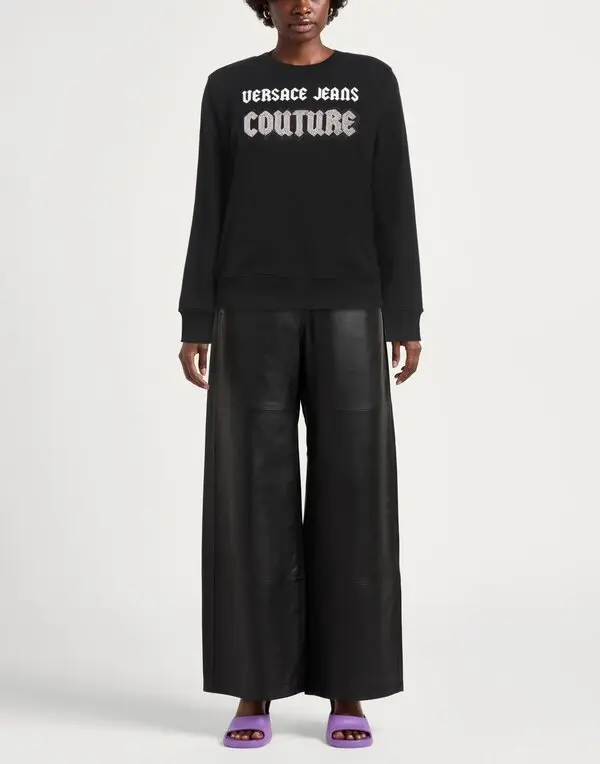 Versace Cotton French Terry Sweatshirt - Black