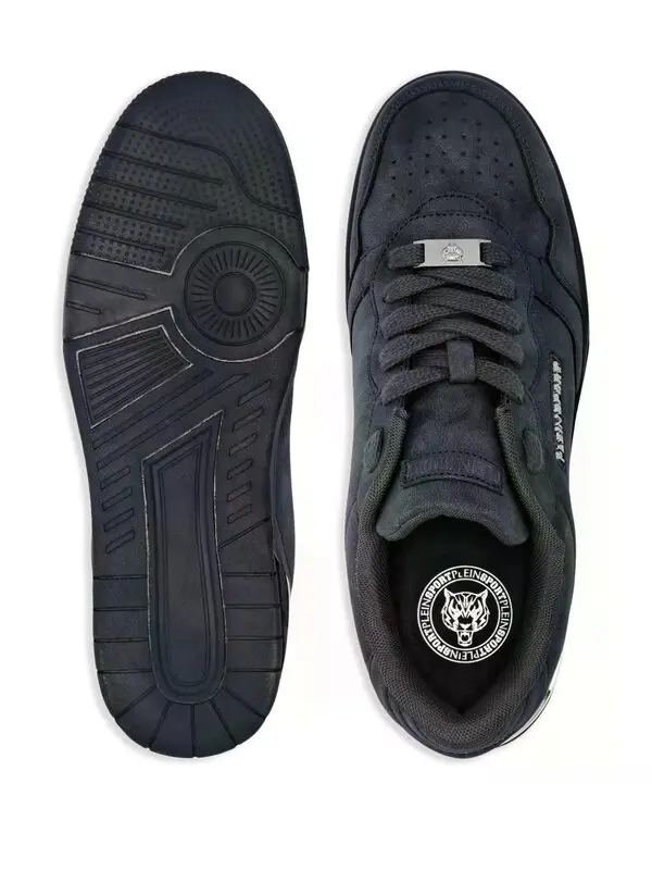 PLEIN SPORT Leather Sneakers - Blue
