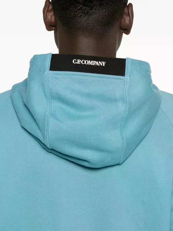 C.P. COMPANY Zip-up Hoodie - Blue