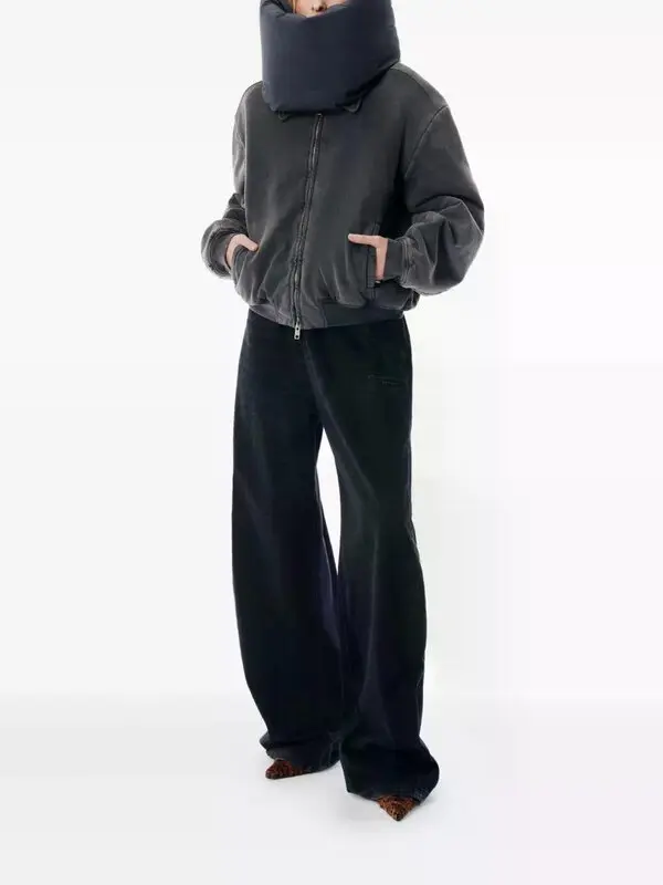 Alexander Wang Elasticated Drawstring Track Pants - Black