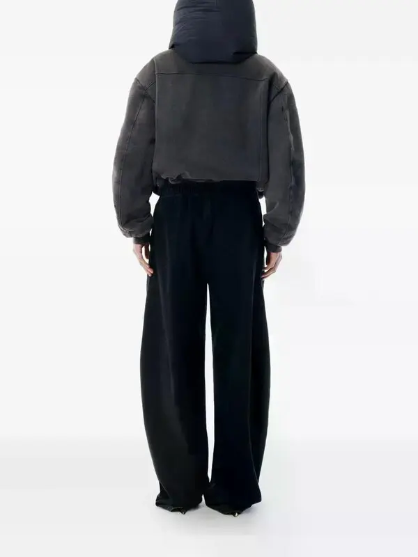 Alexander Wang Elasticated Drawstring Track Pants - Black