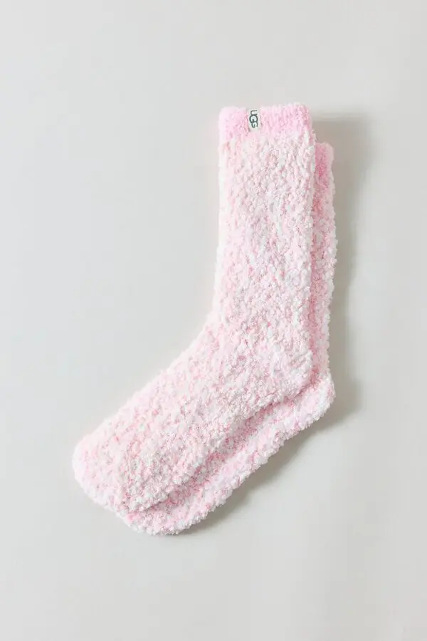 UGG Chenille Crew Socks - Seashell Pink