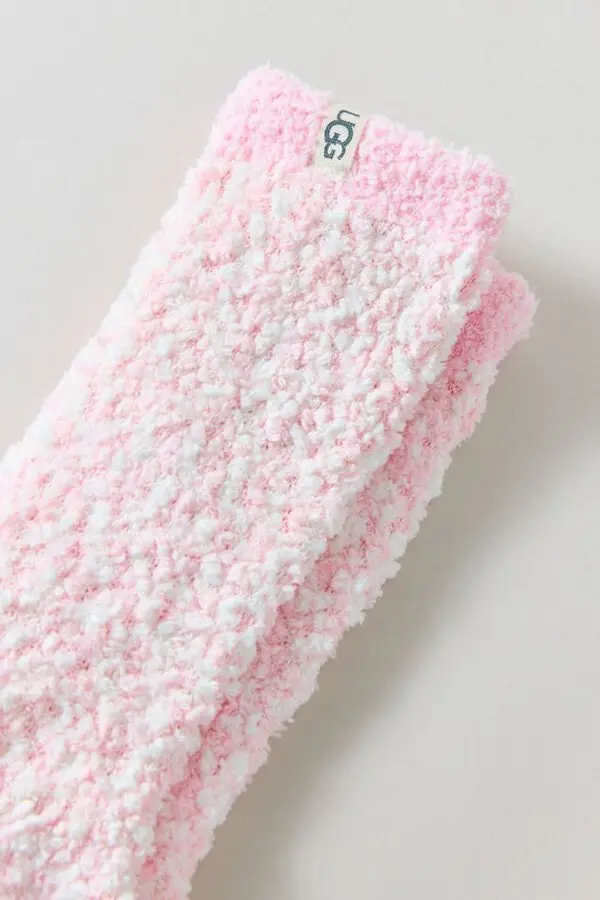 UGG Chenille Crew Socks - Seashell Pink